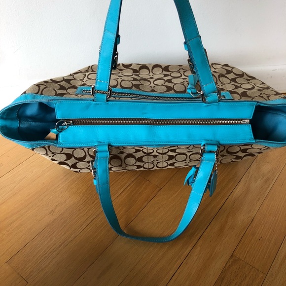 Coach | Bags | Coach Logo Tote | Poshmark
